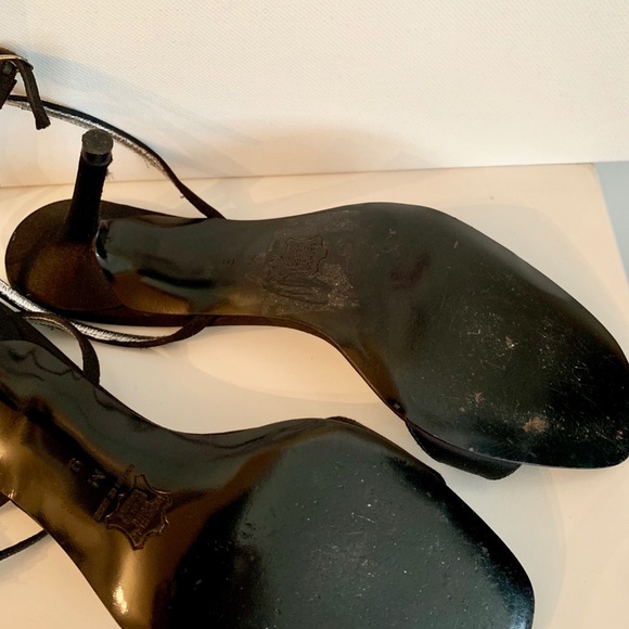 Richard Tyler | Shoes | Richard Tyler Satin Jeweled Heels | Poshmark